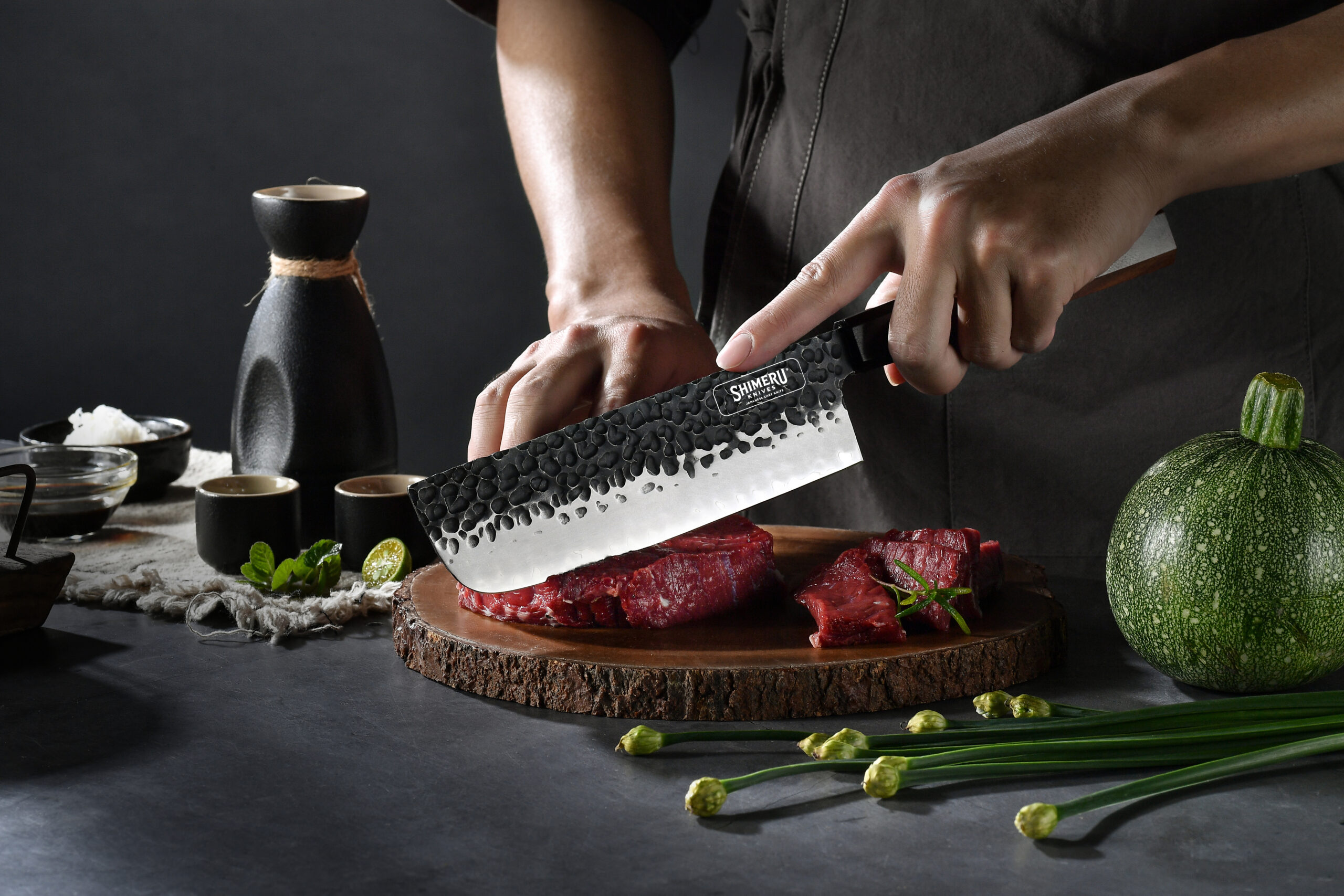 Kitakami 7" Nakiri Knife 菜切り包丁 | Shimeru Knives | Shimeru Knives